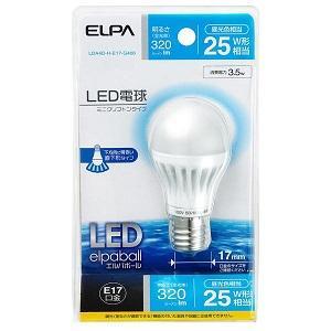 ELPA LED電球｜LDA4D-H-E17-G406｜[通販]ケーズデンキ